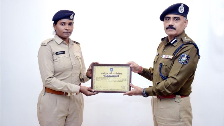 Women police personnel of Vadodara's She-Team honored with 'Cop of the ...