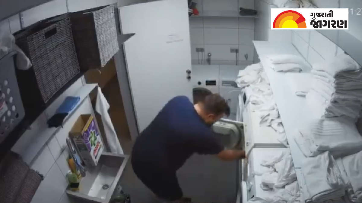 washing machine viral video વારંવાર બંધ કરવા છતા વોશિંગ મશિનનો દરવાજો બંધ ન થતા ભાઈએ ગજબનો ...