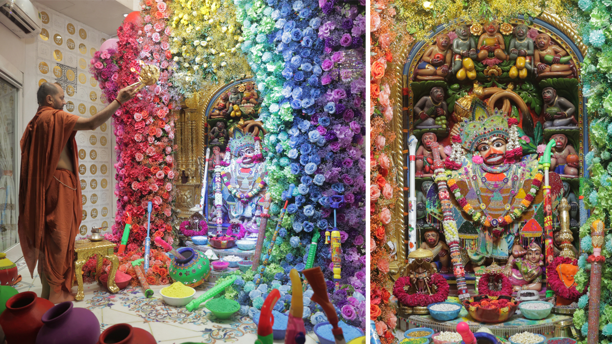 Salangpur Holi Celebration: સાળંગપુરમાં સંતો અને ભક્તો દાદાના રંગે ...