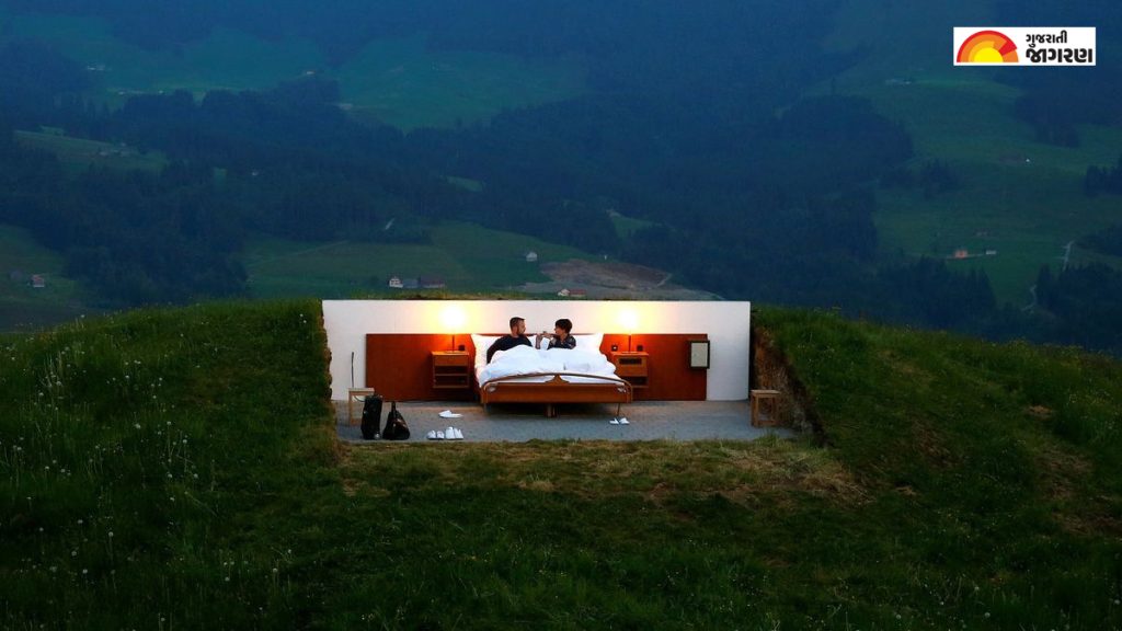 no walls and no roof null stern swiss hotel: દીવાલ અને ધાબા વગરની આ ...