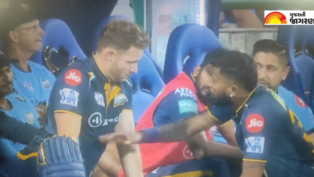 Hardik Pandya Viral Pics: હાર્દિક પંડ્યાએ મિલર સાથે કર્યું કંઈક એવું કે ફેન્સ રોષે ભરાયાં ...