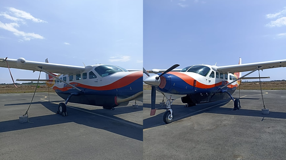 સુરત એરપોર્ટ પર વાવાઝોડાના તોફાની પવનથી બચાવવા વિમાનોને 700 કિલોના ...