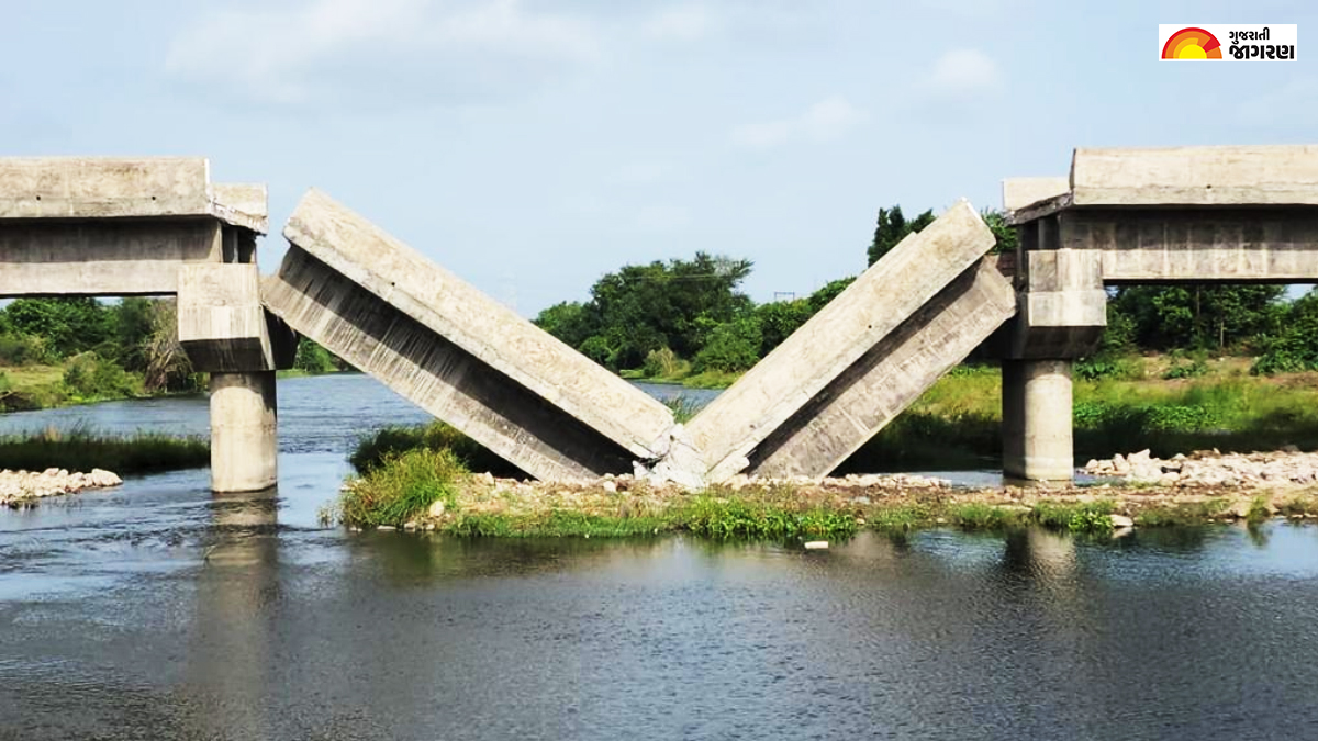 તાપી: વ્યારા અને વાલોડને જોડતો અંતરિયાળ ગામનો પુલ લોકાર્પણ પહેલાં જ ...