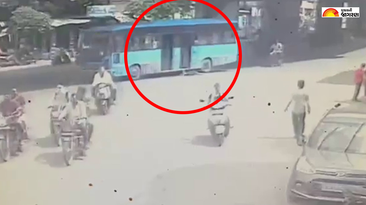 Surat Accident: યુવક બસમાંથી ઊતરતો હતો અને ડ્રાઇવરે બસ હંકારતા રોડ પર ...
