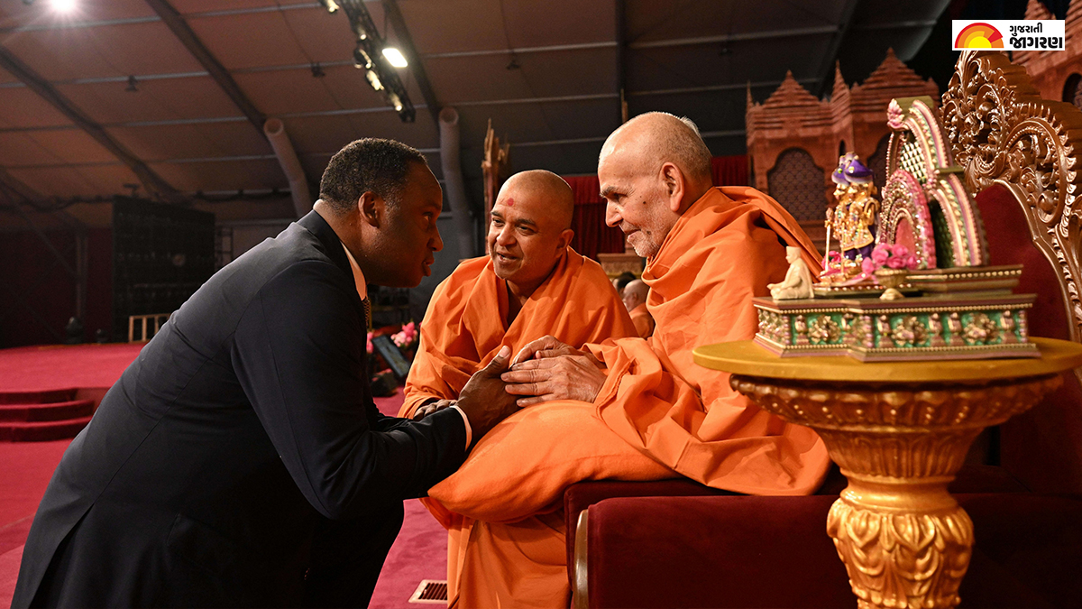 Akshardham In Robbinsville: પ્રમુખ સ્વામીને ભવ્યાંજલિ અપાઈ, ન્યુ ...