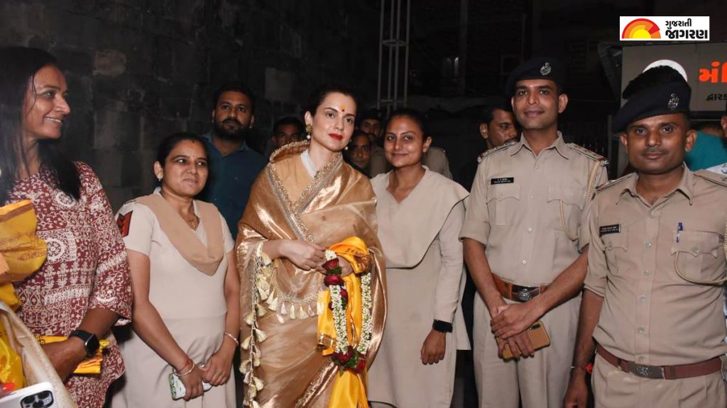 Devbhoomi Dwarka: દ્વારકાધીશજી સમક્ષ એક્ટ્રેસ કંગના રનૌતે શીશ ઝૂકાવી દર્શન કર્યા, નાગેશ્વર અને ...