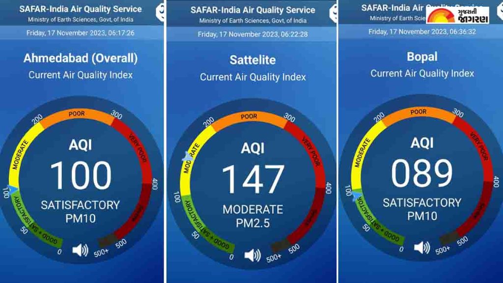Ahmedabad Air Quality Today : અમદાવાદમાં બોપલ, એરપોર્ટની હવા શુદ્ધ ...