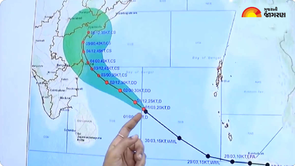Cyclone Michaung Live Tracking Highlights: ચક્રવાત મિચૌંગની અસરથી દેશના ...