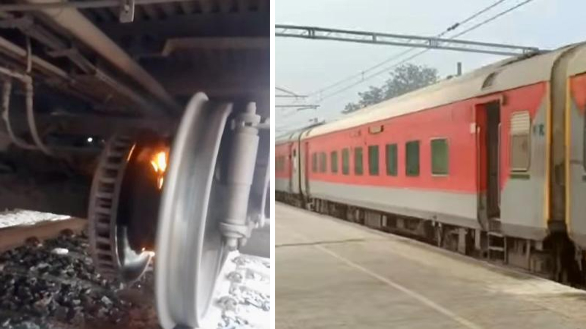 Vadodara: કરજણ સ્ટેશન ઉપર ભુજ-બાંદ્રા ટ્રેનના S-4 બોગીની બ્રેક ચોંટી ...