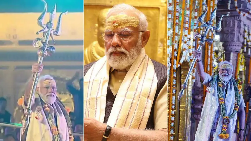 PM Modi In Varanasi: કપાળ પર ત્રિપુંડ ચંદન, હાથમાં ત્રિશૂળ અને કાશી ...