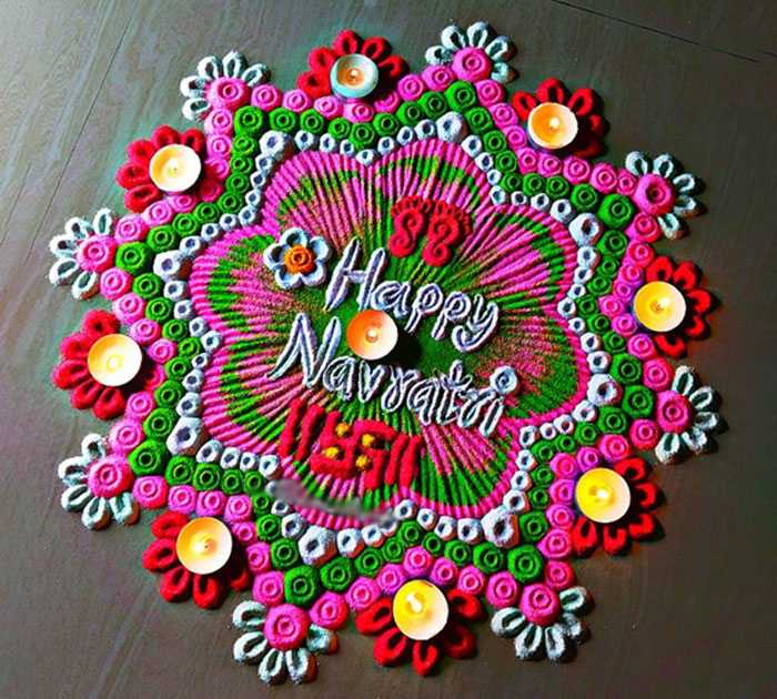 Navratri Rangoli Designs: નવરાત્રીના ખાસ અવસરે જૂની બંગડીઓ અને બોટલ ...