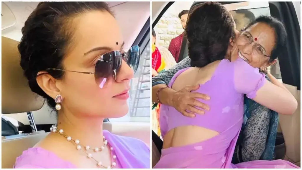 Kangana Ranaut: કંગના રનૌત સંસદ ભવન જવા માટે રવાના થઈ, દિલ્હી જતા પહેલા ...