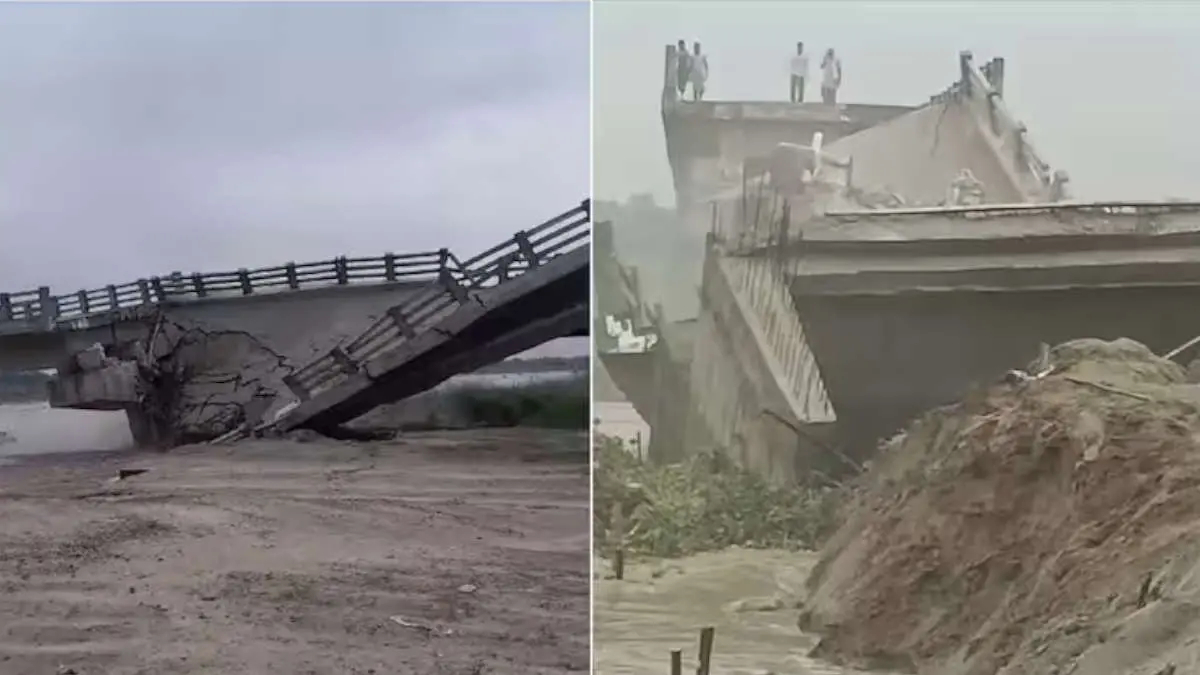 Bihar Bridge Collapse: 12 કરોડના ખર્ચે તૈયાર થયેલા પુલનું ઉદ્ઘાટન થાય ...