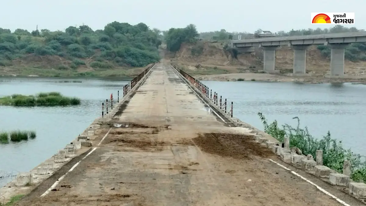 Mahisagar: લુણાવાડાના જૂના હાડોડ બ્રિજ પર અવર-જવર પર પ્રતિબંધ, પુલ ઉપર ...