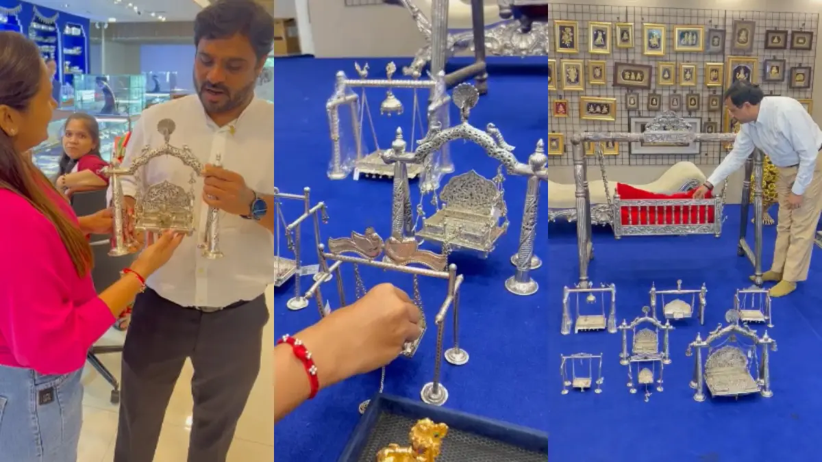 Surat: 'આનંદ-ઉમંગ ભયો..!'- સુરતમાં જન્માષ્ટમી પર્વ નિમિત્તે ચાંદીના ...