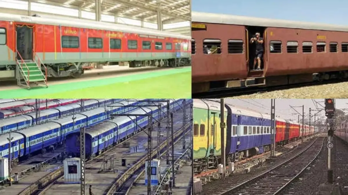 Indian Railways: ભારતીય રેલવેના પેસેન્જર ડબ્બાનો રંગ અલગ-અલગ શા માટે ...