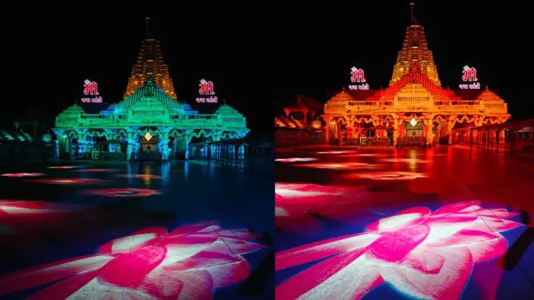 Ambaji Bhadarvi Poonam Maha Mela 2024: અંબાજી મંદિર રંગબેરંગી રોશનીથી ...