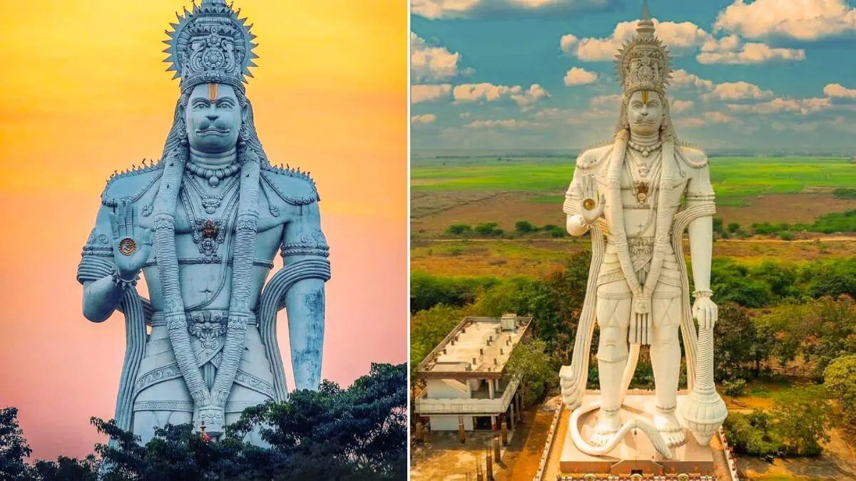 Paritala Anjaneya Temple: ભારતમાં સૌથી ઊંચી હનુમાનજીની પ્રતિમા ક્યાં ...