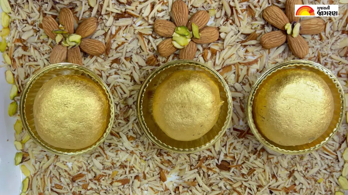 Surat Gold Ghari Price: સુરતમાં ગોલ્ડ ઘારીની ડિમાંડ, સોનાના વરખવાળી ...