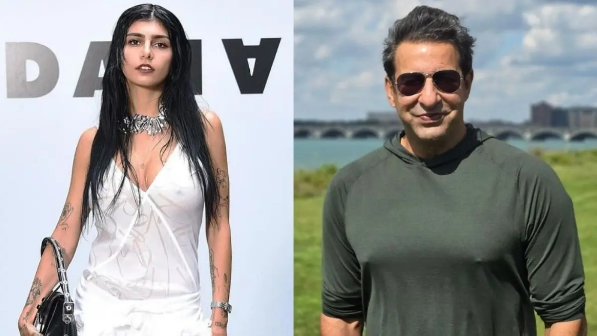 Wasim Akram-Mia Khalifa: પોર્ન સ્ટાર મિયા ખલીફા સાથે જોવા મળ્યો વસીમ અકરમ, ચાહકોએ કહ્યું- અલ્લાહ ...