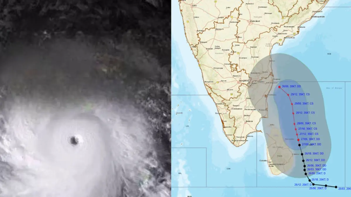 Cyclone Fengal: વાવાઝોડું ફેંગલ આજે વધુ ઉગ્ર બનશે, તમિલનાડુના ...