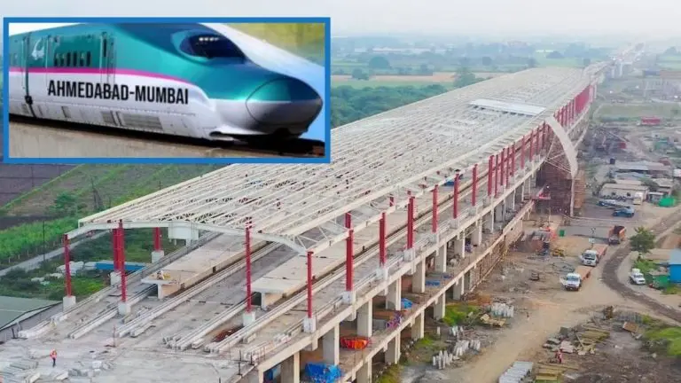 Surat Bullet Train Station: સુરતમાં બુલેટ ટ્રેનનું પ્રથમ સ્ટેશનનું ત્રણ ...