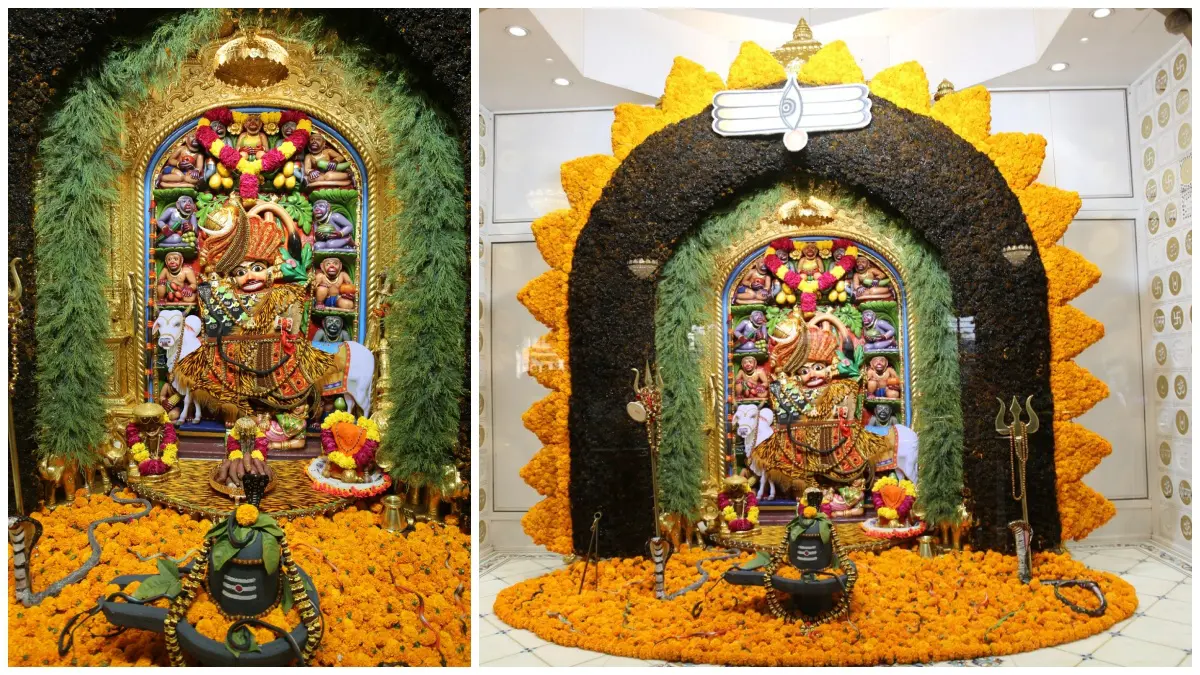 મહાશિવરાત્રિ નિમિત્તે શ્રીકષ્ટભંજનદેવ દાદાને 200 કિલો ગલગોટાના ફુલોની ...