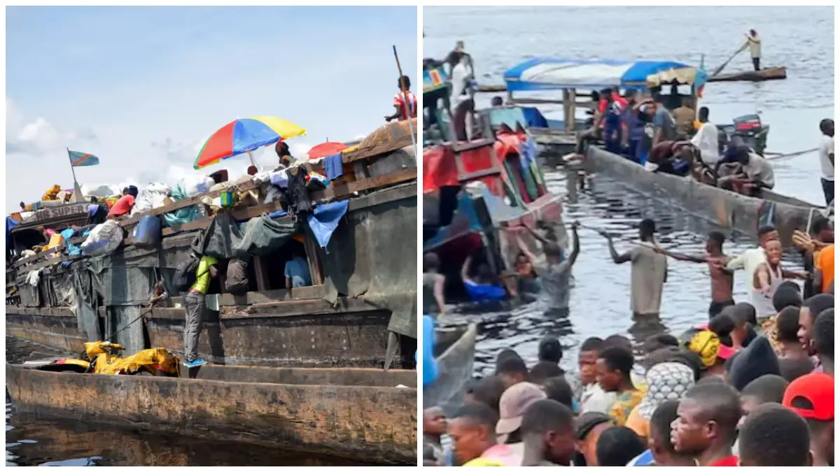 Congo Boat Fire: કોંગોમાં આગ લાગ્યા બાદ નદીમાં બોટ પલટી, 150થી વધુ ...