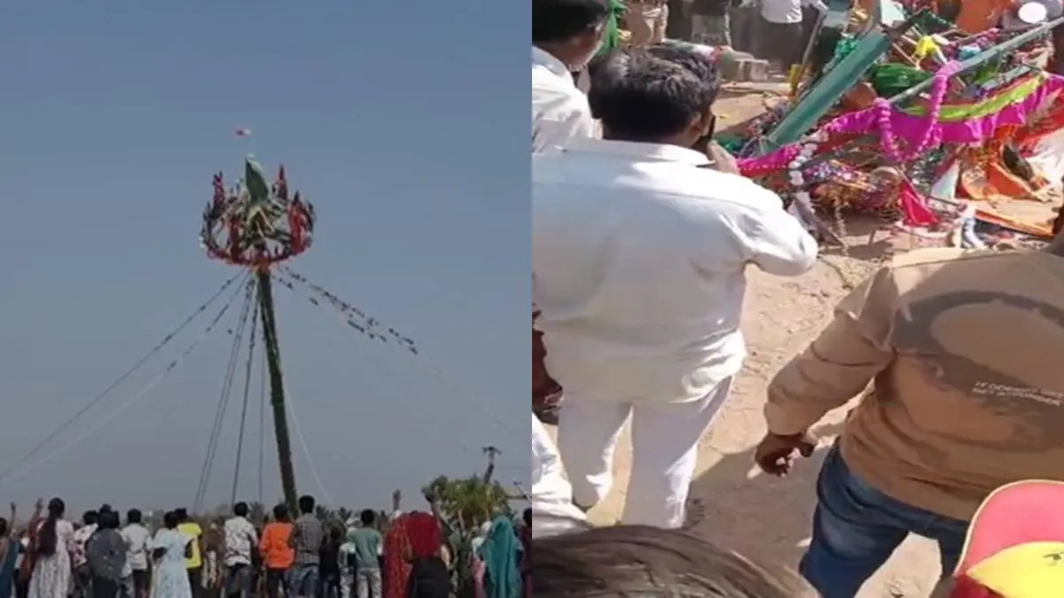 Gir Gadhada News: ગીર ગઢડા તાલુકામાં રામાપીરના મંડપમાં અચાનક ધરાશાયી ...