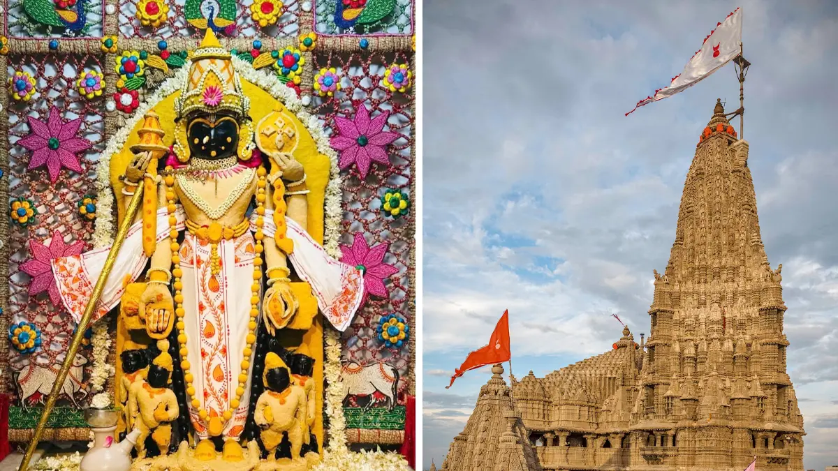 Devbhumi Dwarka: ભગવાન દ્વારકાધીશજીને અષાઢી એકમ સુધી કરાશે ચંદન લેપ, મનમોહન શૃંગાર માટે ...