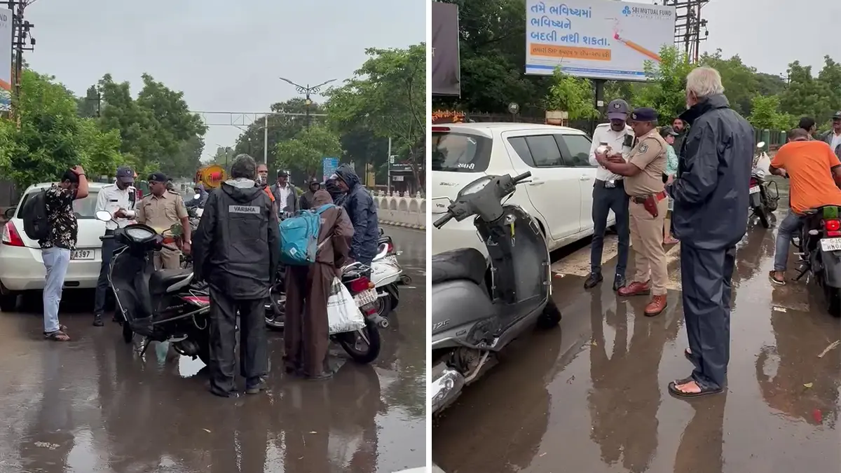 રાજકોટમાં આજથી હેલ્મેટ ફરજિયાત, ટ્રાફિક પોલીસ અને લોકો સામસામે ...