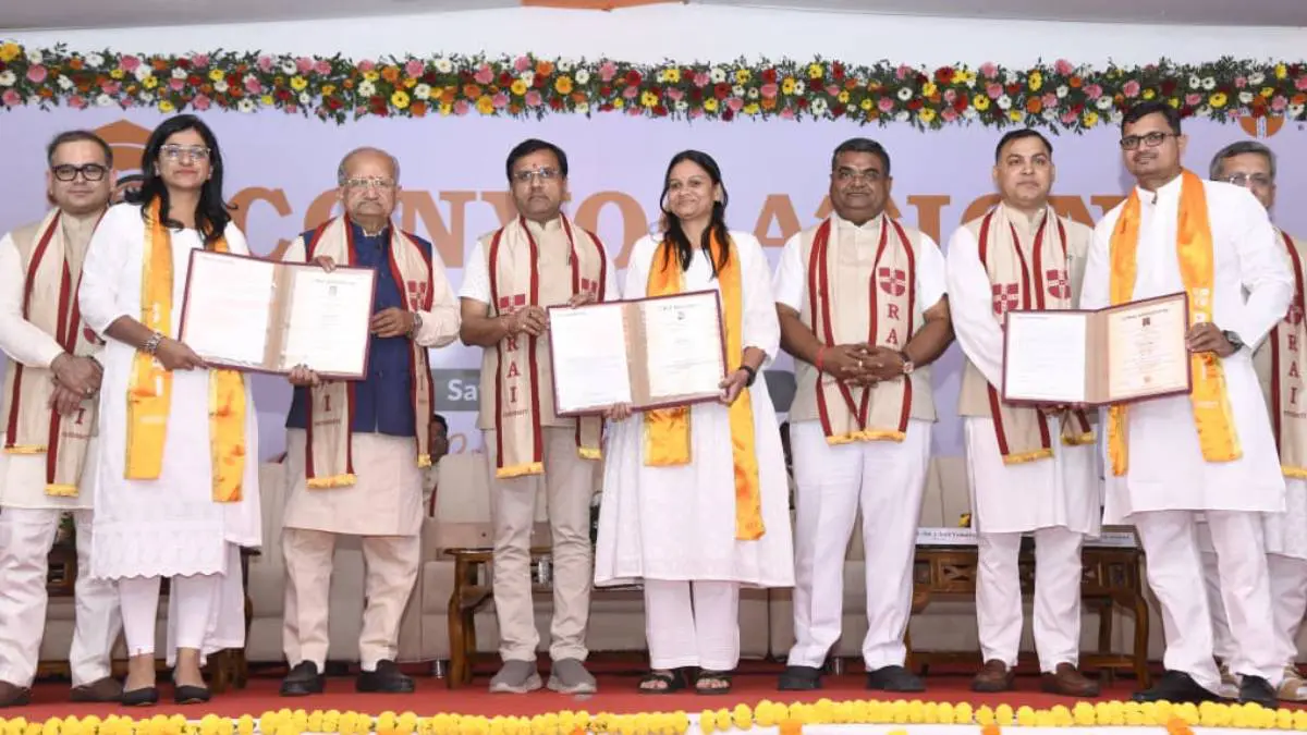 Ahmedabad: રાય યુનિવર્સિટીનો 12મો દીક્ષાંત સમારોહ, 592 વિદ્યાર્થીઓને ...