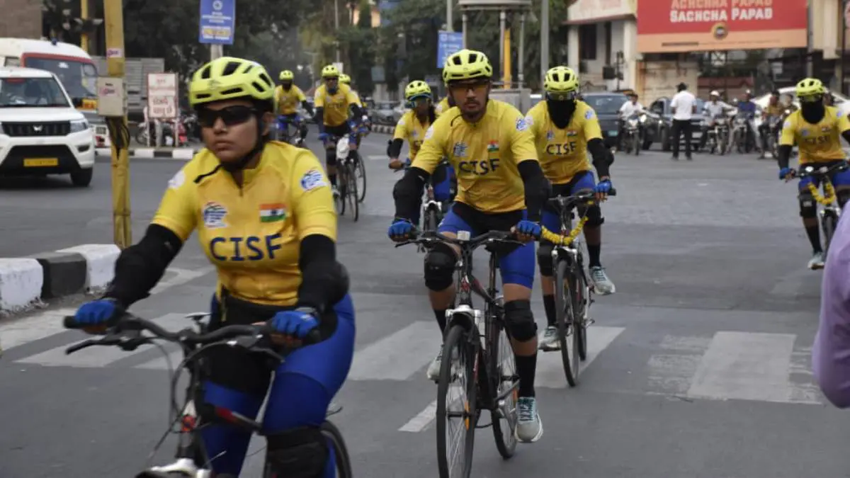 CISF Vande Mataram Coastal Cyclothon 2026: લખપતથી કોચીન સુધી CISFના ...