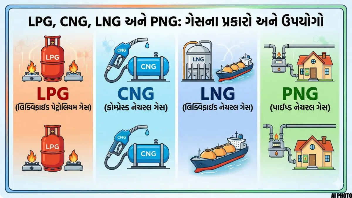 Types of Gas Explained: LPG, CNG, LNG અને PNG વચ્ચેનો તફાવત 99% લોકો ...