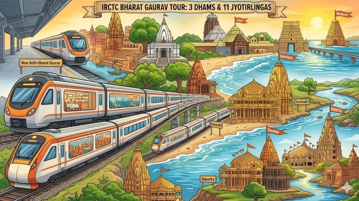 18 દિવસમાં કરો સોમનાથ-દ્વારકા સહિત દેશના પવિત્ર સ્થળોની યાત્રા; જાણો ...