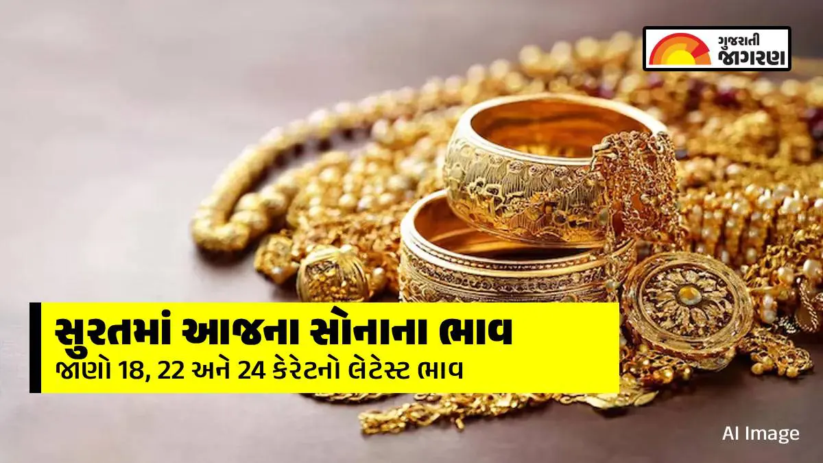 Gold Rate Today Surat | આજે સોનાનો ભાવ સુરત (12 જૂન 2026): 18, 22, અને ...